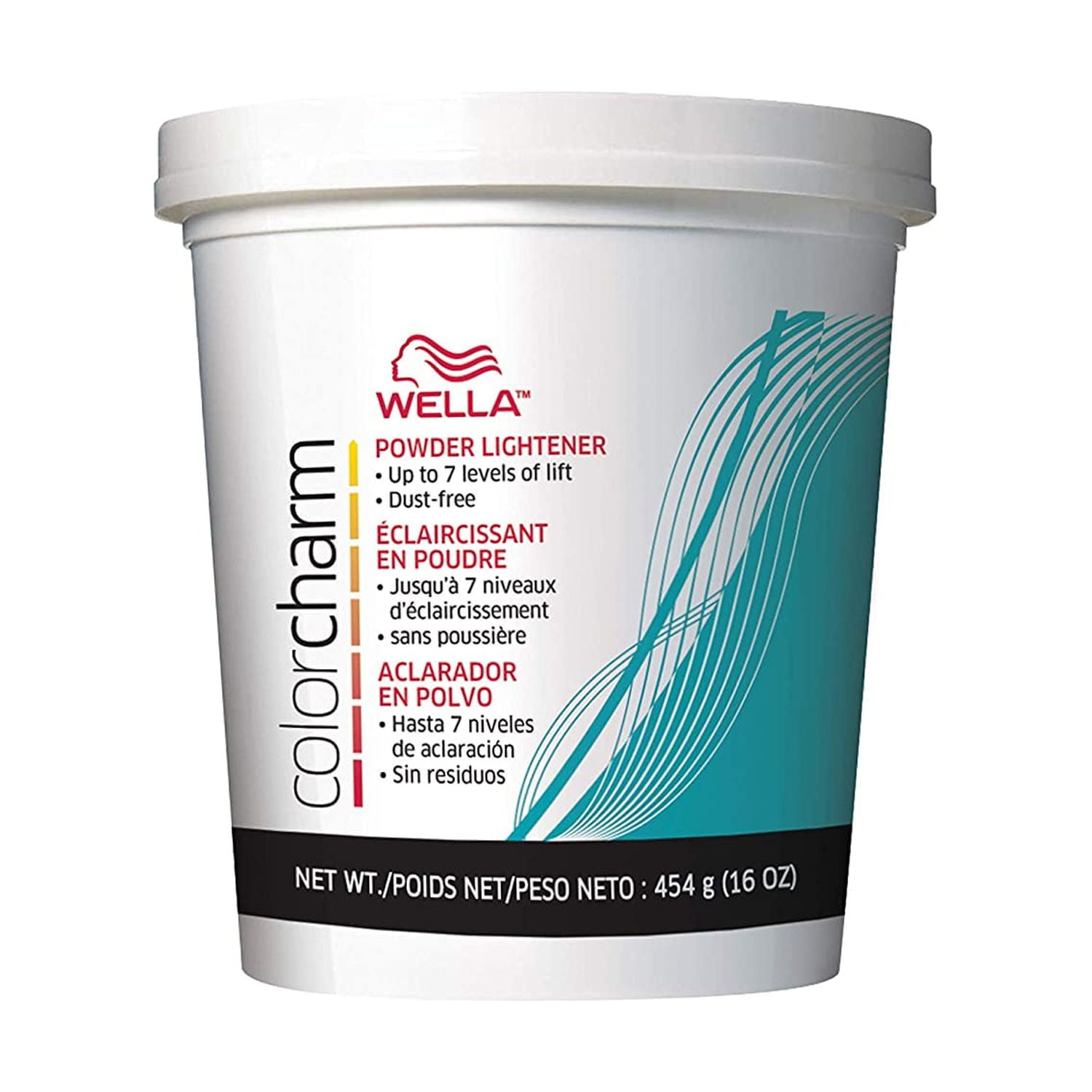 Wella Color Charm Hair Bleach Powder Lightener, 16 Oz. for 7 Levels of ...