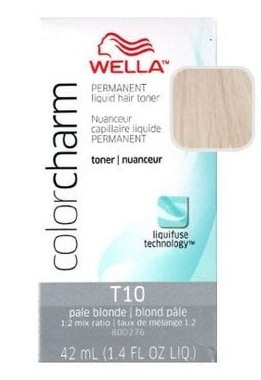 Wella COLOR CHARM, HAIR COLOR Toner - #T10 - Pale Blonde 1.4 oz. (Pack ...