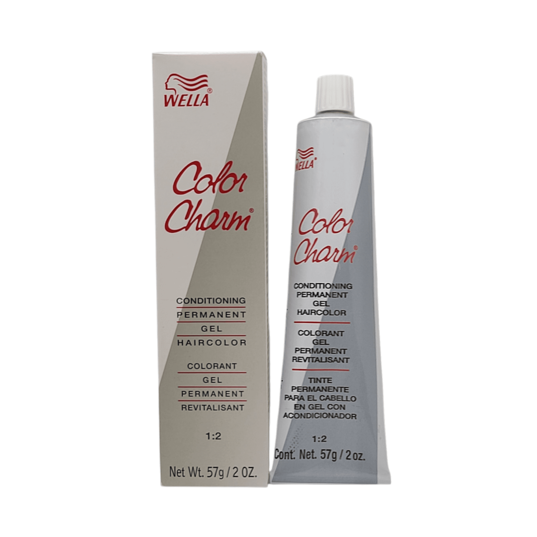 Wella COLOR CHARM Permanent Gel Hair Color 1:2 ORIGINAL 2oz (725 ...