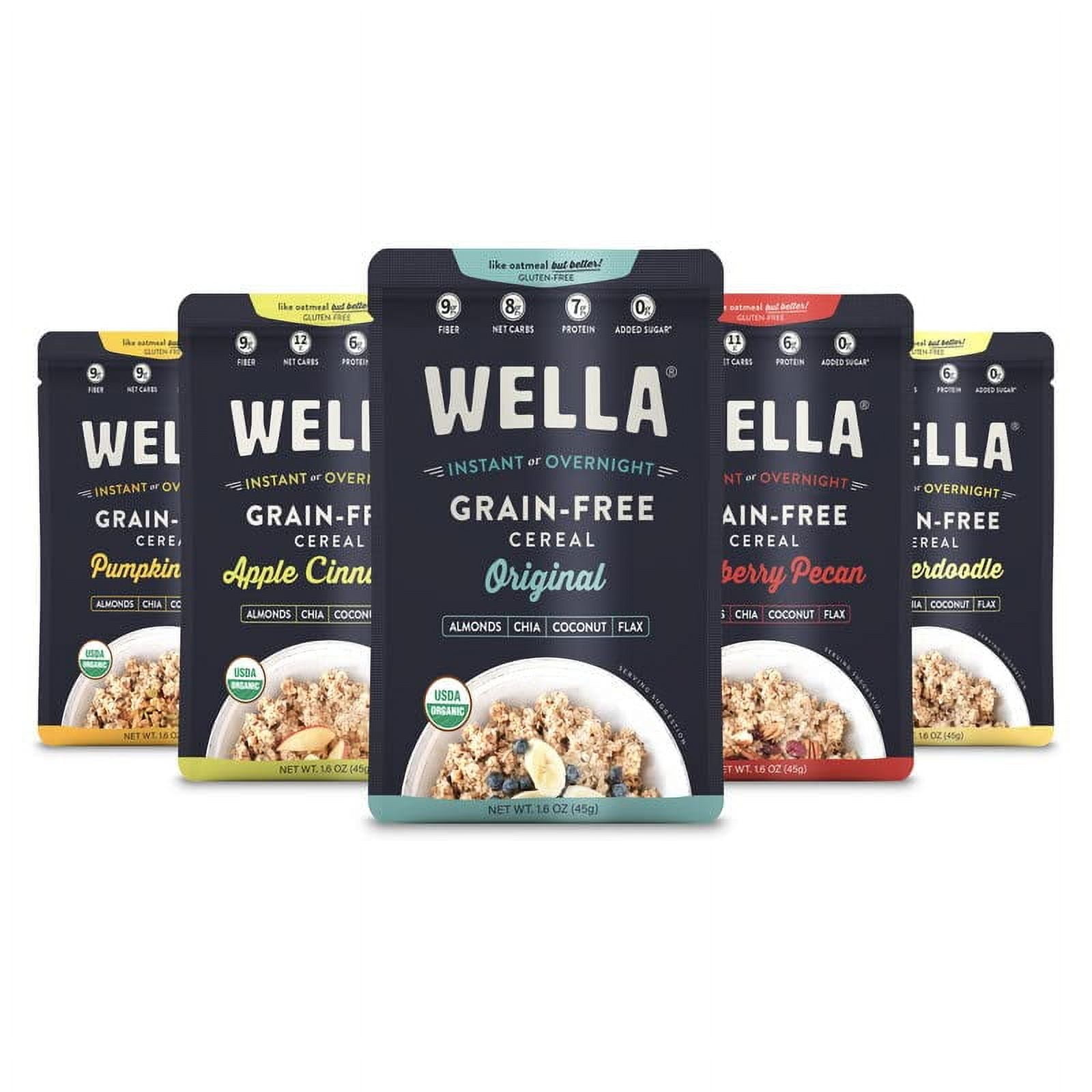 Wella Cereal Oatmeal Alternative, IFF17 Gluten-Free Breakfast Hot Plant ...
