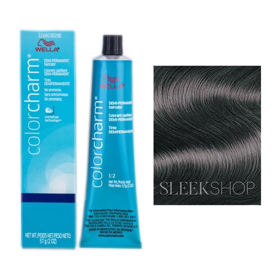 Wella Color Charm Semi-Permanent Natural Dark Brown Hair Color 2 oz ...