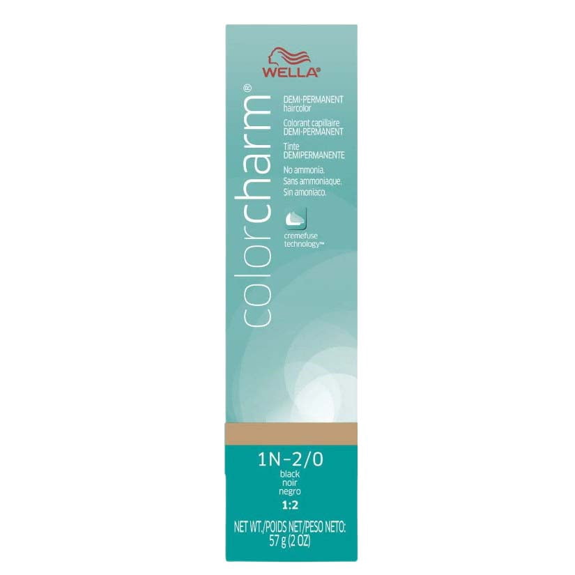 Wella Color Charm Black Demi-Permanent Haircolor (#2/0 (1N)) - Ideal ...