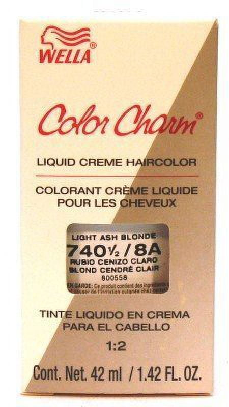 Wella Color Charm Liquid #0740 .5 Light Ash Blonde Haircolor (3-Pack ...