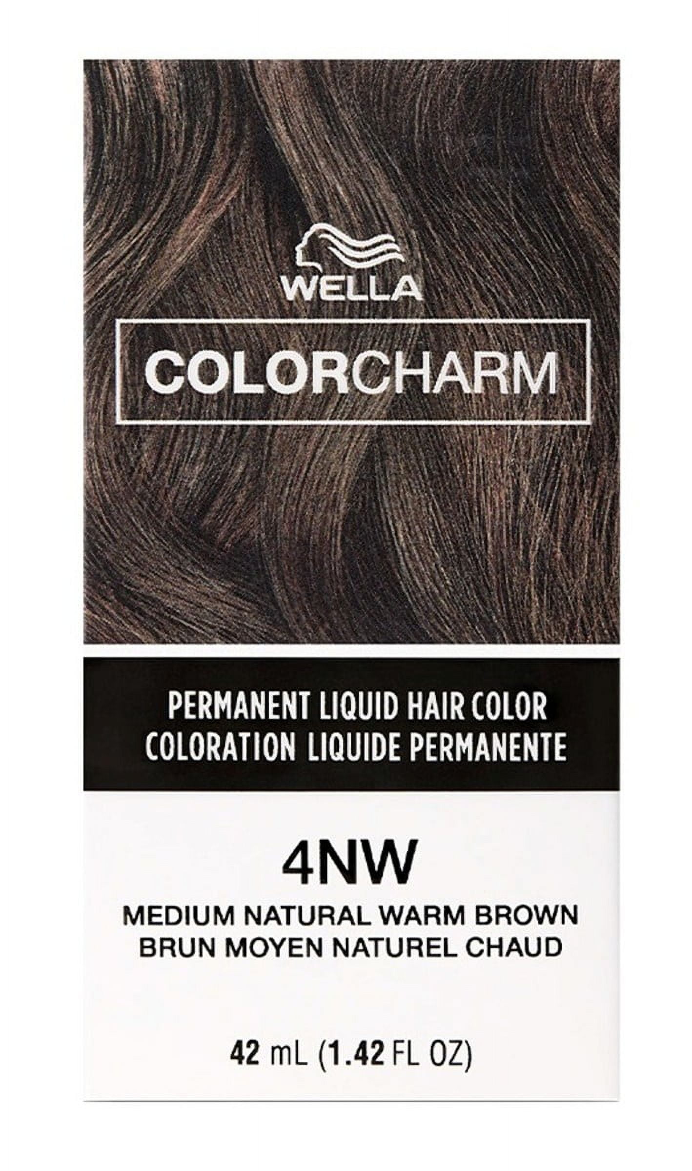 Wella Color Charm Liquid 4Nw Medium Natural Warm Brown (Pack of 3 ...