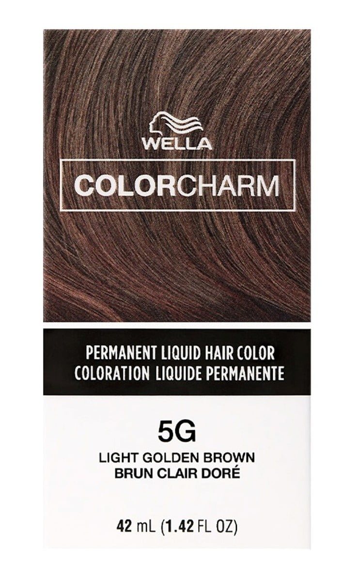 Wella Color Charm Liquid 5G/0435 Light Golden Brown (Pack of 2 ...
