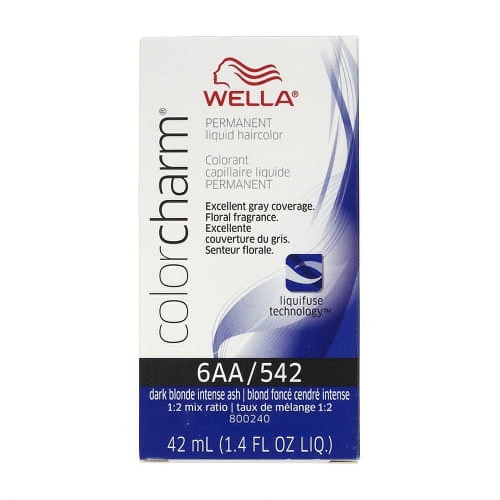 Wella Color Charm Liquid Haircolor, 6AA/542 Dark Blonde Intense Ash, 1. ...