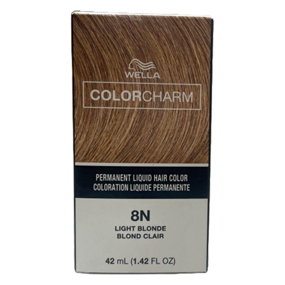 Wella Color Charm Liquid Haircolor 811/8N Light Blonde 1.4 oz, 6 Pack ...
