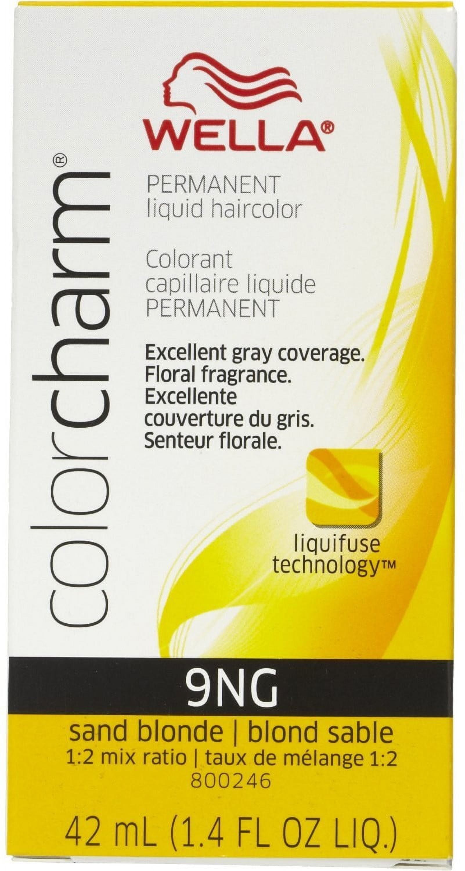 Wella Color Charm Liquid Haircolor 9NG Sand Blonde, 2 oz (Pack of 4 ...
