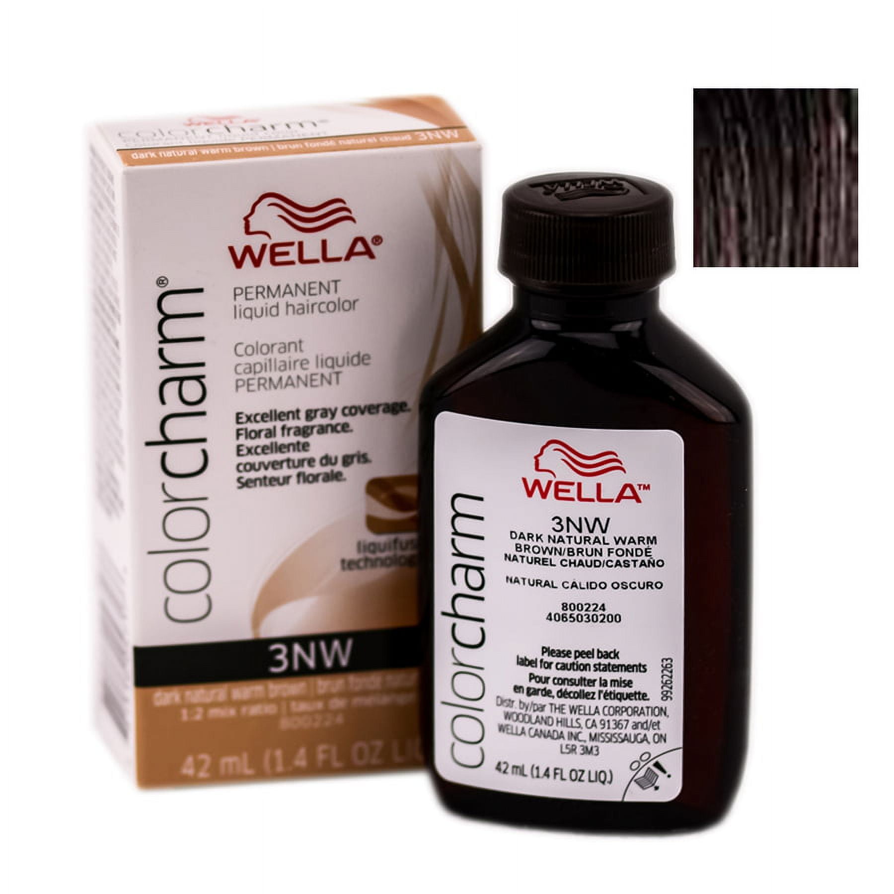 Wella Color Charm - Liquid Haircolor (Color : # 3NW - Dark Natural Warm ...