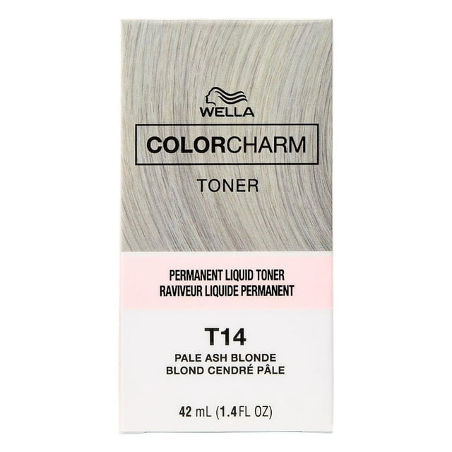 Wella Color Charm Liquid Toner #T14 Pale Ash Blonde (Pack of 3 ...