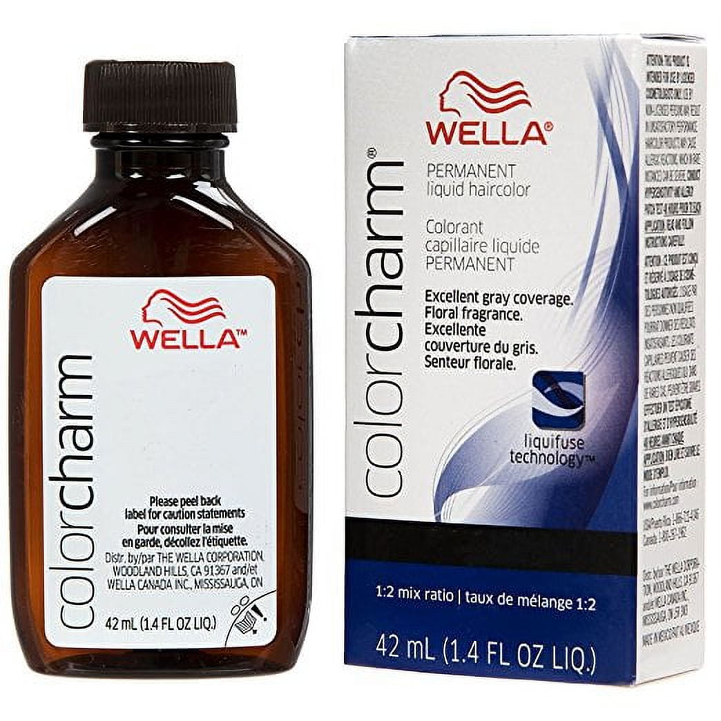 Wella Color Charm Permanent Liquid Hair Color, Light Ash Brown [5A/246 ...