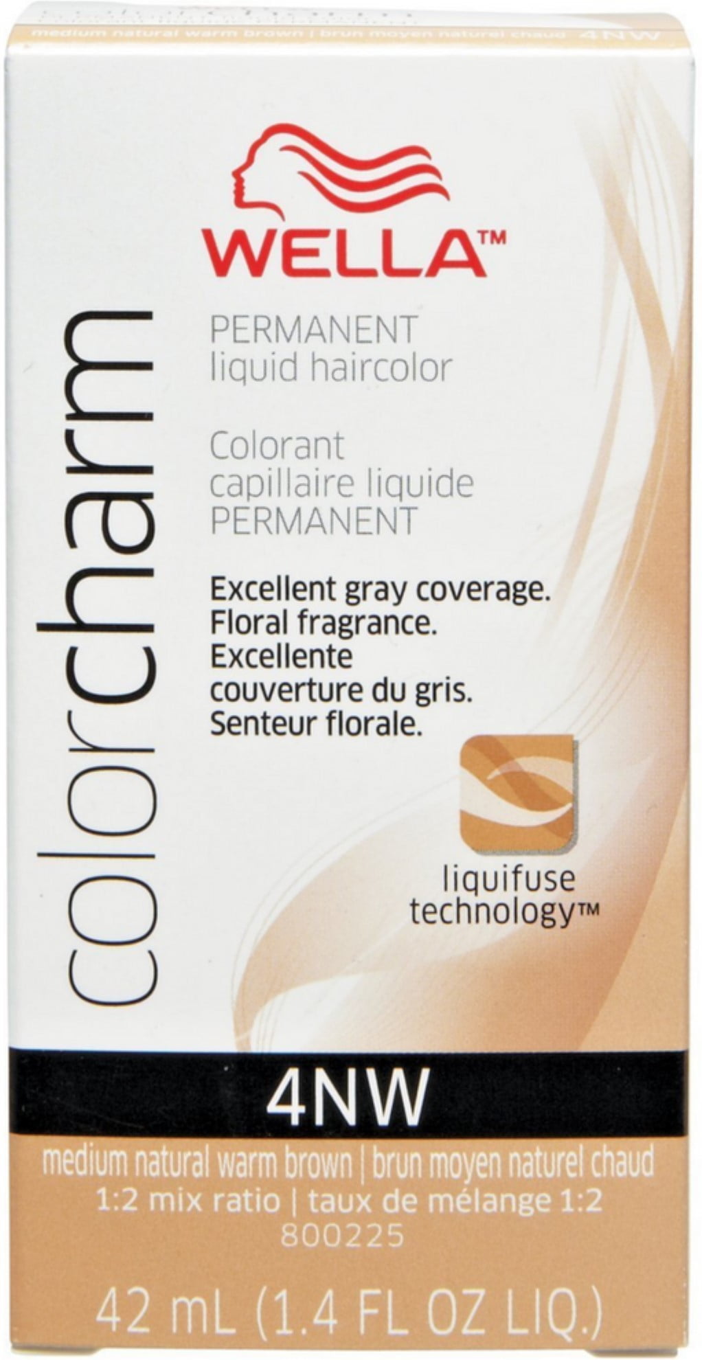 Wella Color Charm Permanent Liquid Hair Color, Medium Natural Warm ...