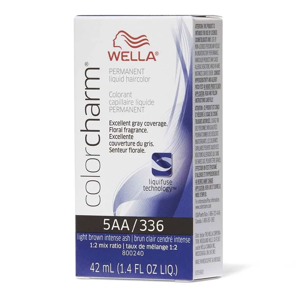 Wella Color Charm Permanent Liquid Haircolor 5AA/336 Light Brown ...