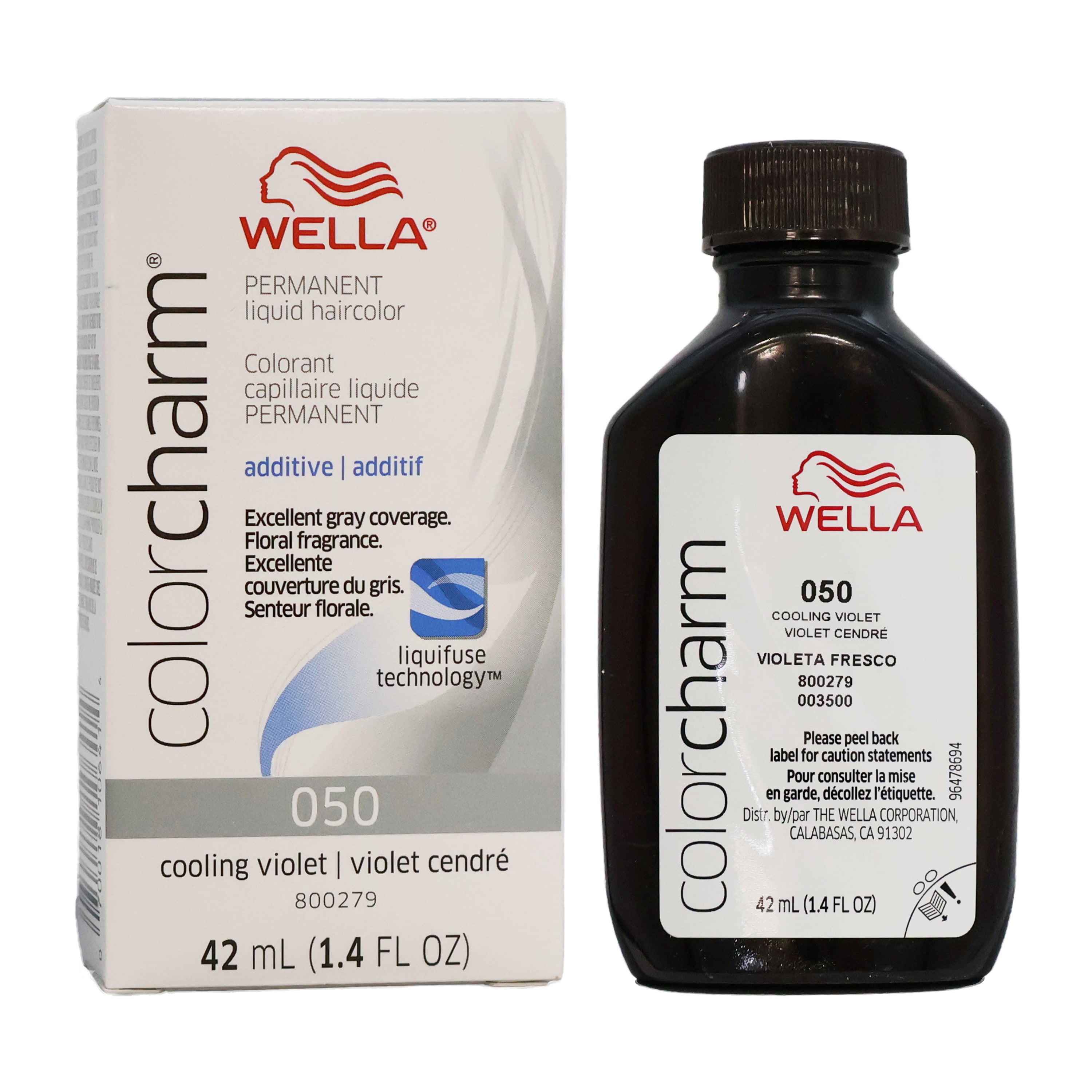 Wella Color Charm Permanent Liquid Haircolor Additive 050 Cooling ...
