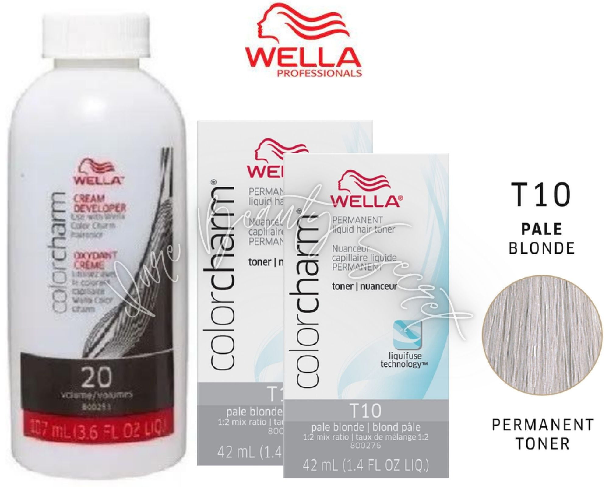 Wella Color Charm T10 x 2 + 20 DEVELOPER - Walmart.com