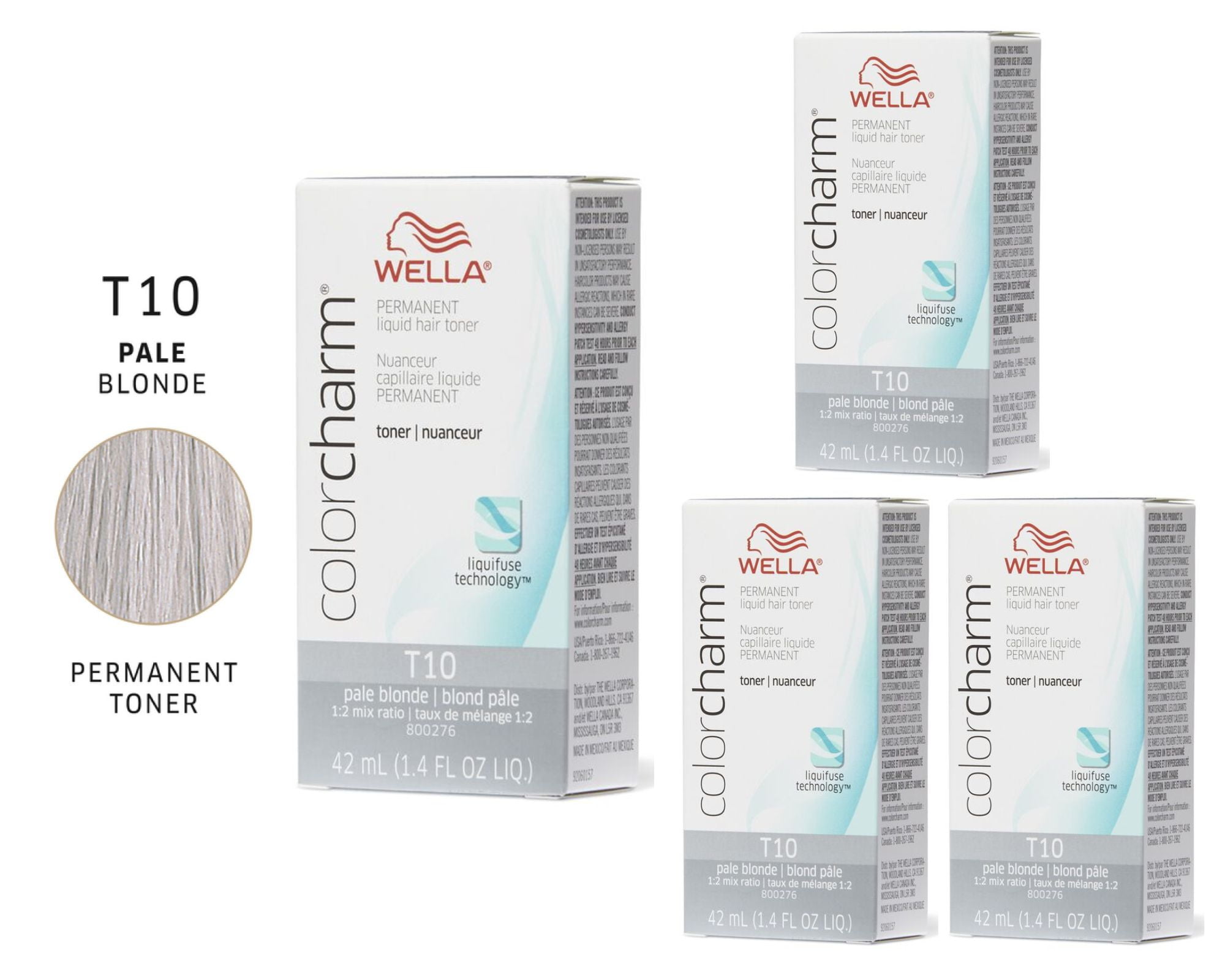 Wella Color Charm T10 x 4 - Walmart.com