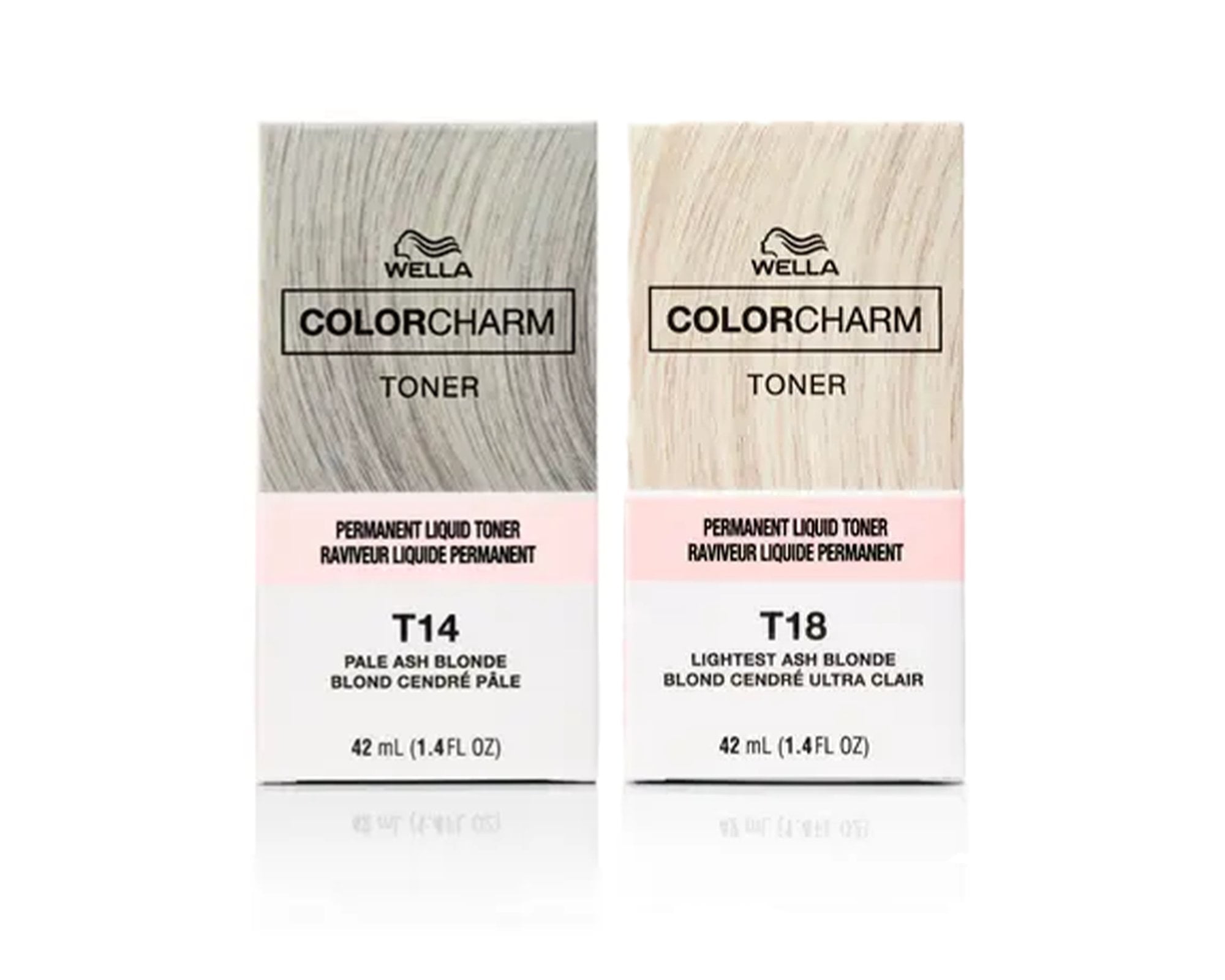 Wella Color Charm Permanent Hair Developer T14 + T18 for Blonde Shades ...