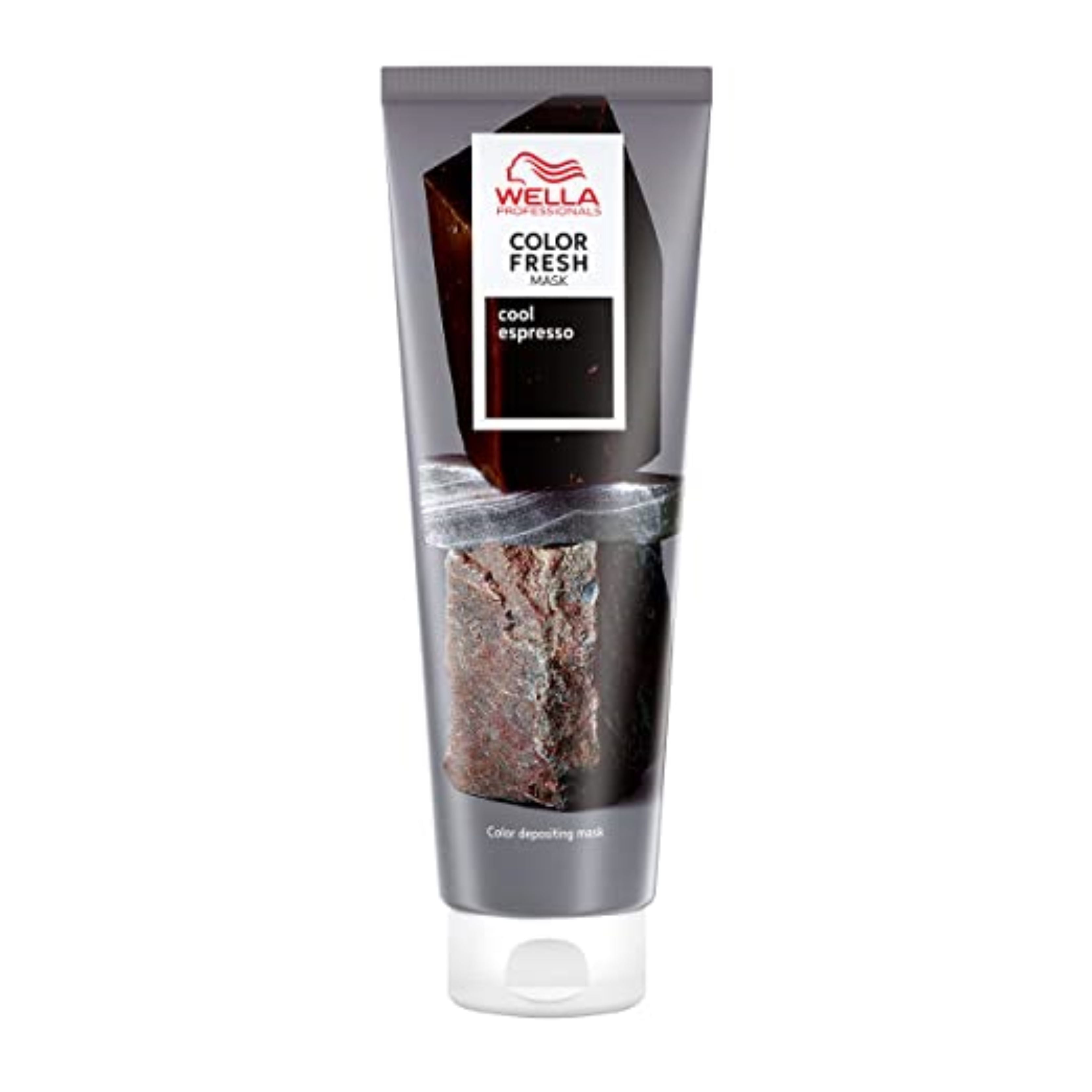 Wella Color Fresh Mask Cool Espresso, 150ml, Color-Depositing Hair Mask ...