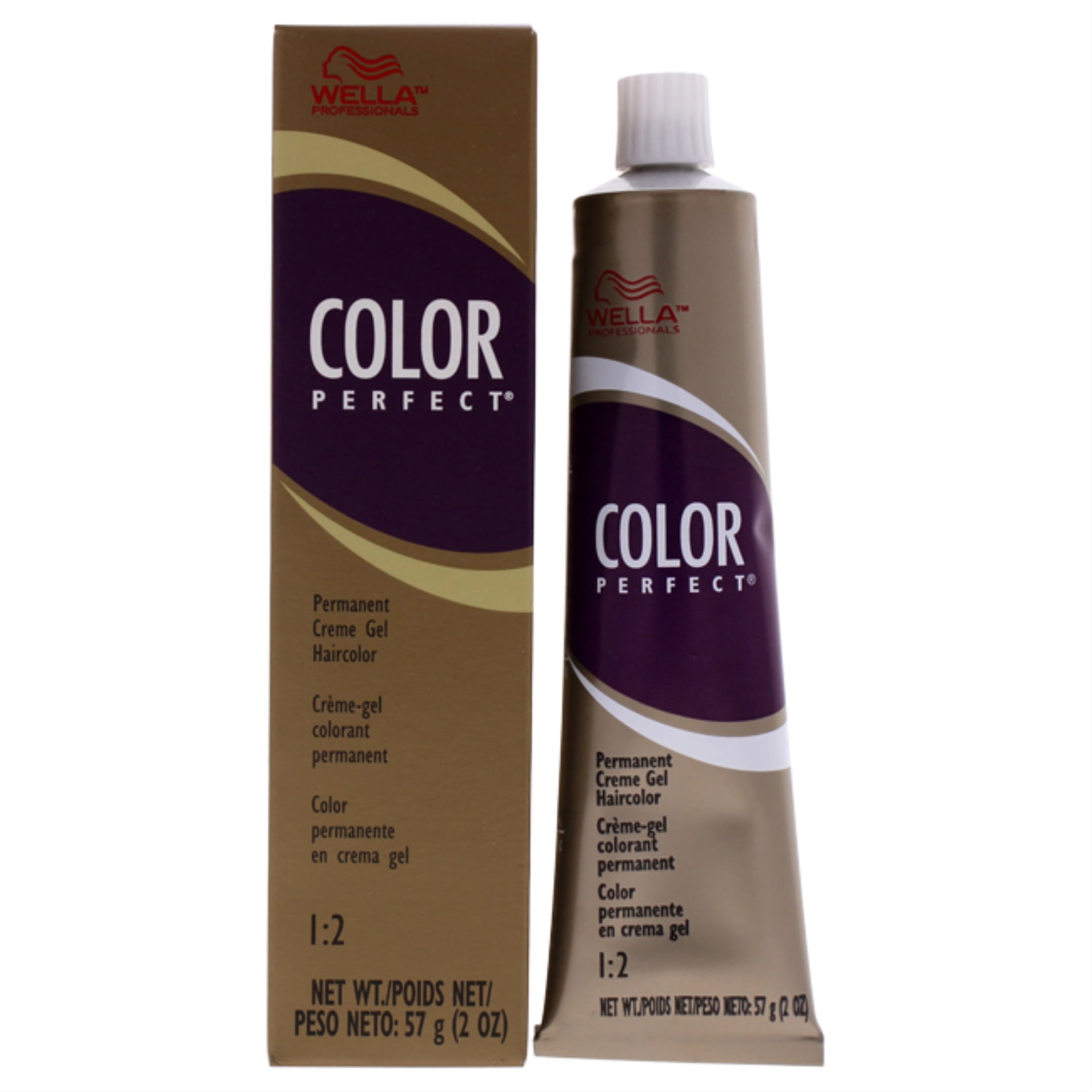 Wella Color Perfect Permanent Creme Gel Haircolor Developer - 8/43 ...