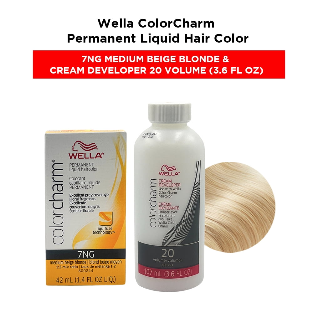 Wella ColorCharm Permanent Liquid Hair Color Toner - 1.4 oz ( 7NG ...
