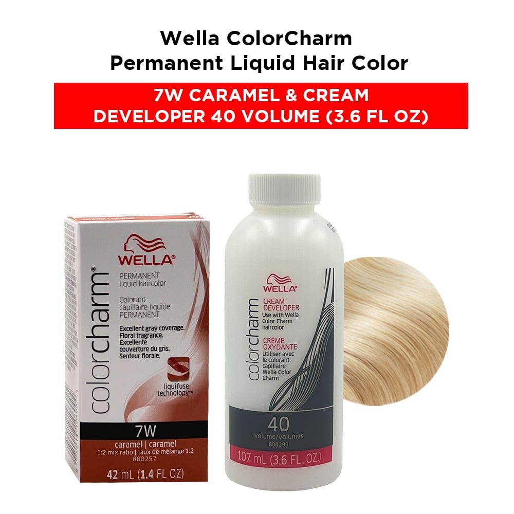 Wella ColorCharm Permanent Liquid Hair Color Toner - 1.4 oz ( 7W ...