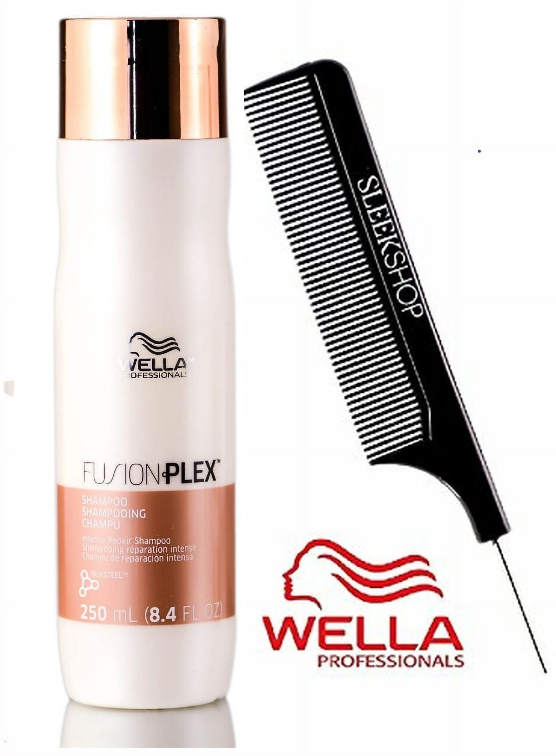 Wella FUSION PLEX Intense Repair Shampoo (with Sleek Steel Pin Tail ...