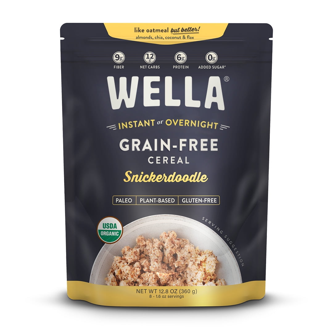 Wella Grain Free Cereal Oatmeal Alternative – Organic Cereal, Vegan ...