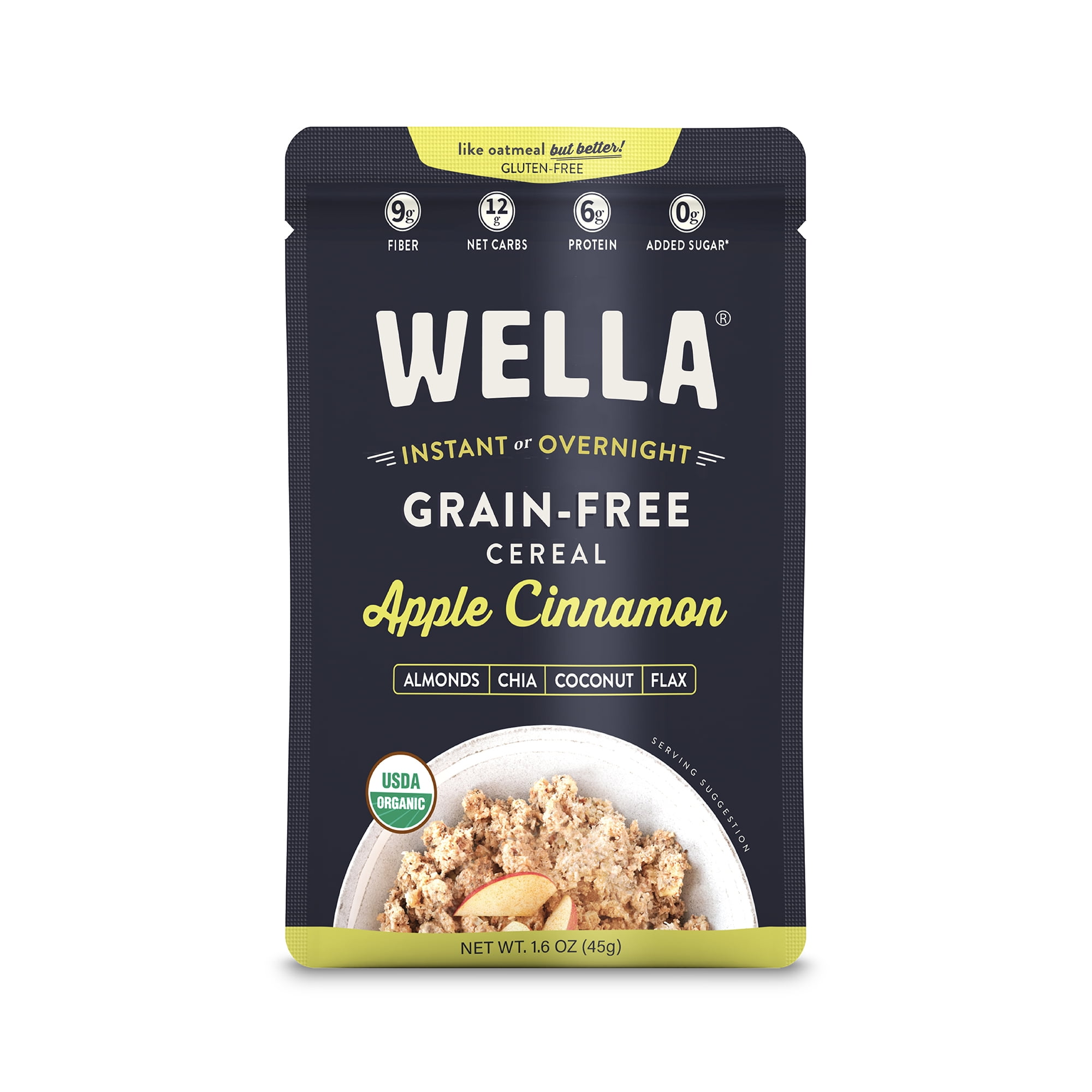 Wella Grain Free Vegan Cereal, High Protein Paleo, Low Carb Superfood ...