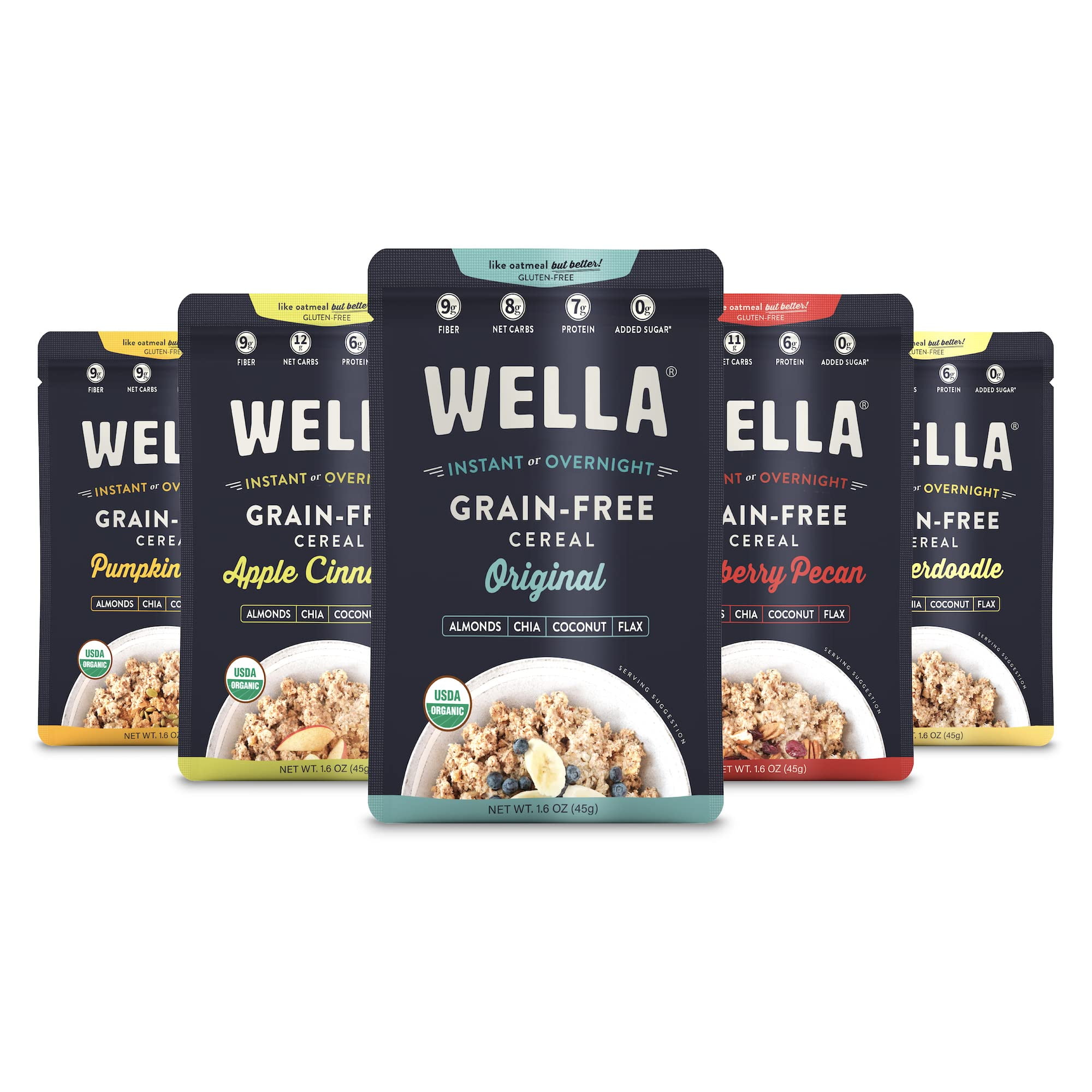 Wella Hot Cereal Oatmeal MSF2 Alternative, Gluten-Free Breakfast, Grain ...