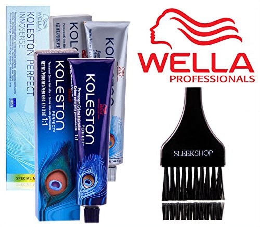 Wella KOLESTON Perfect Permanent Creme Haircolor, 2 oz (with Sleek Tint ...