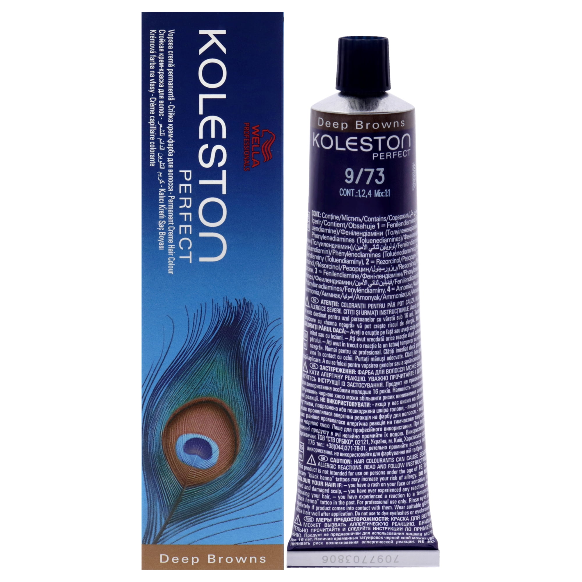 Koleston Perfect Permanent Creme Haircolor - 9-73 Very Light Brunette ...