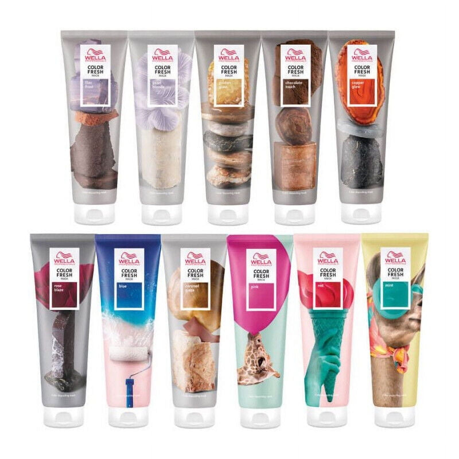 Wella Professionals Hair Colored Treatment Care Oil, Color Fresh Mask ...