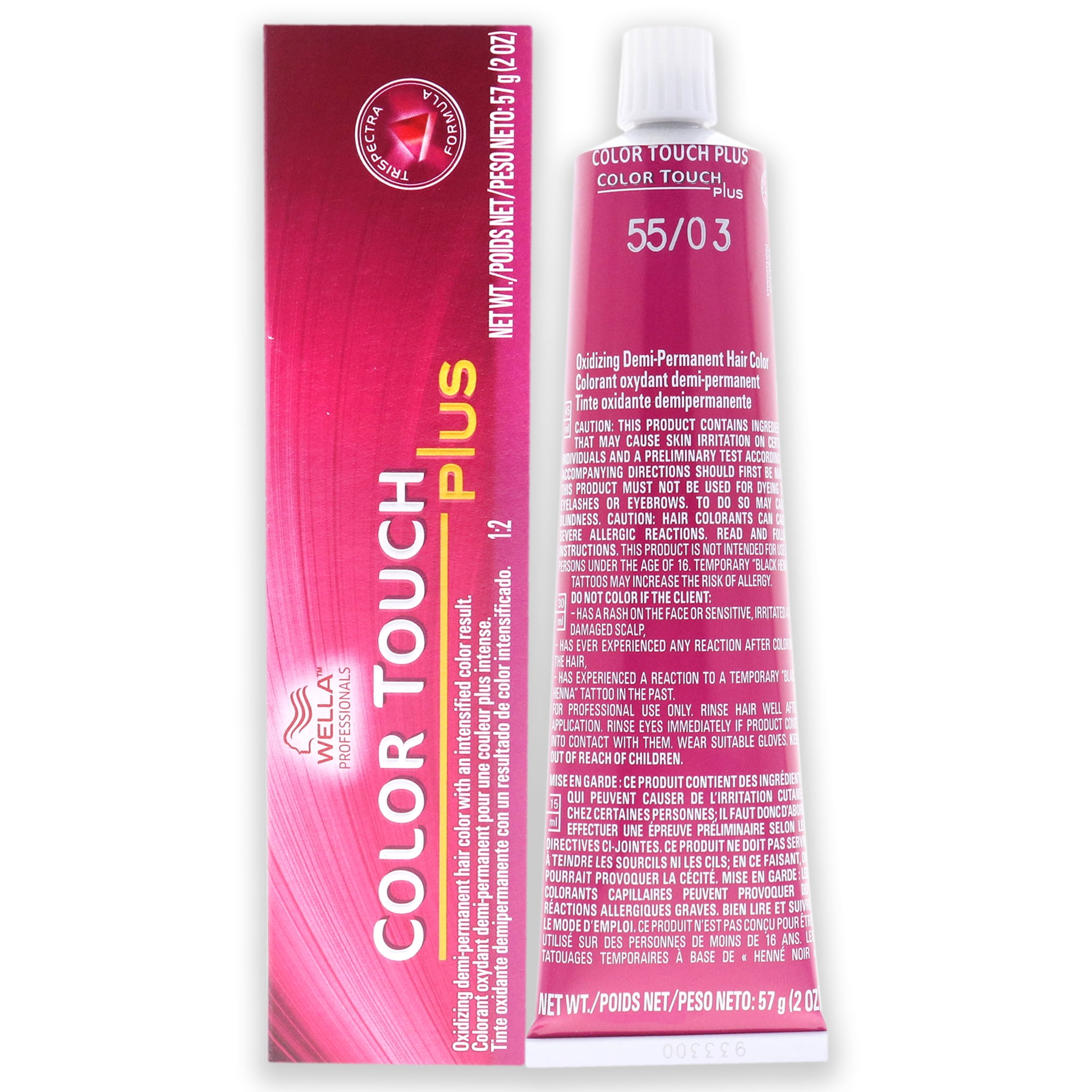 Color Touch Plus Haircolor - 55/03 Intense Light Brown/Natural Gold by ...