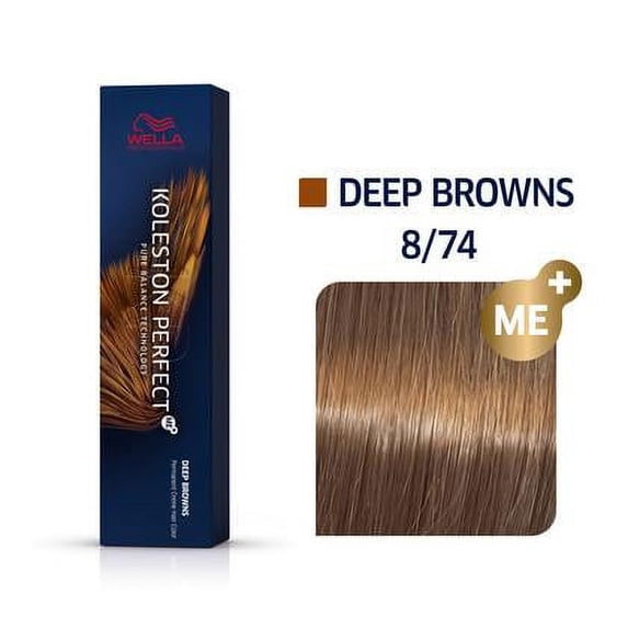 Wella Professionals Koleston Perfect Me Permanent Hair Color - 8/74 ...