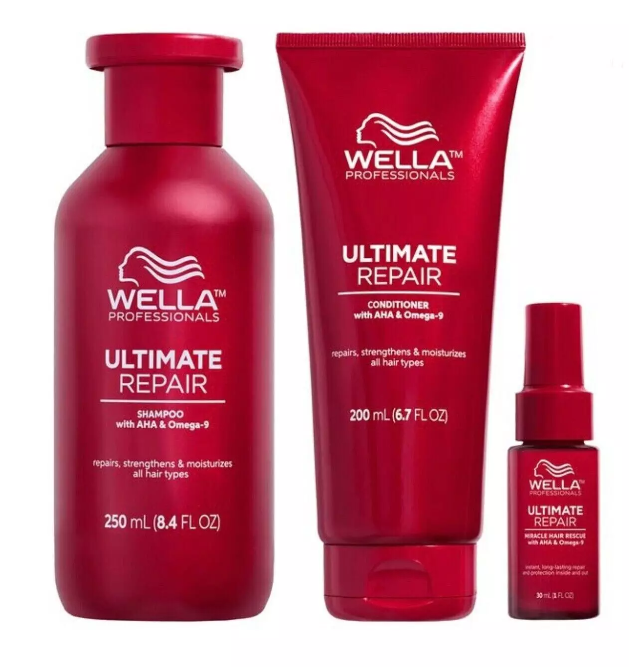 Wella Professionals ULTIMATE REPAIR Set, Lightweight Shampoo ...