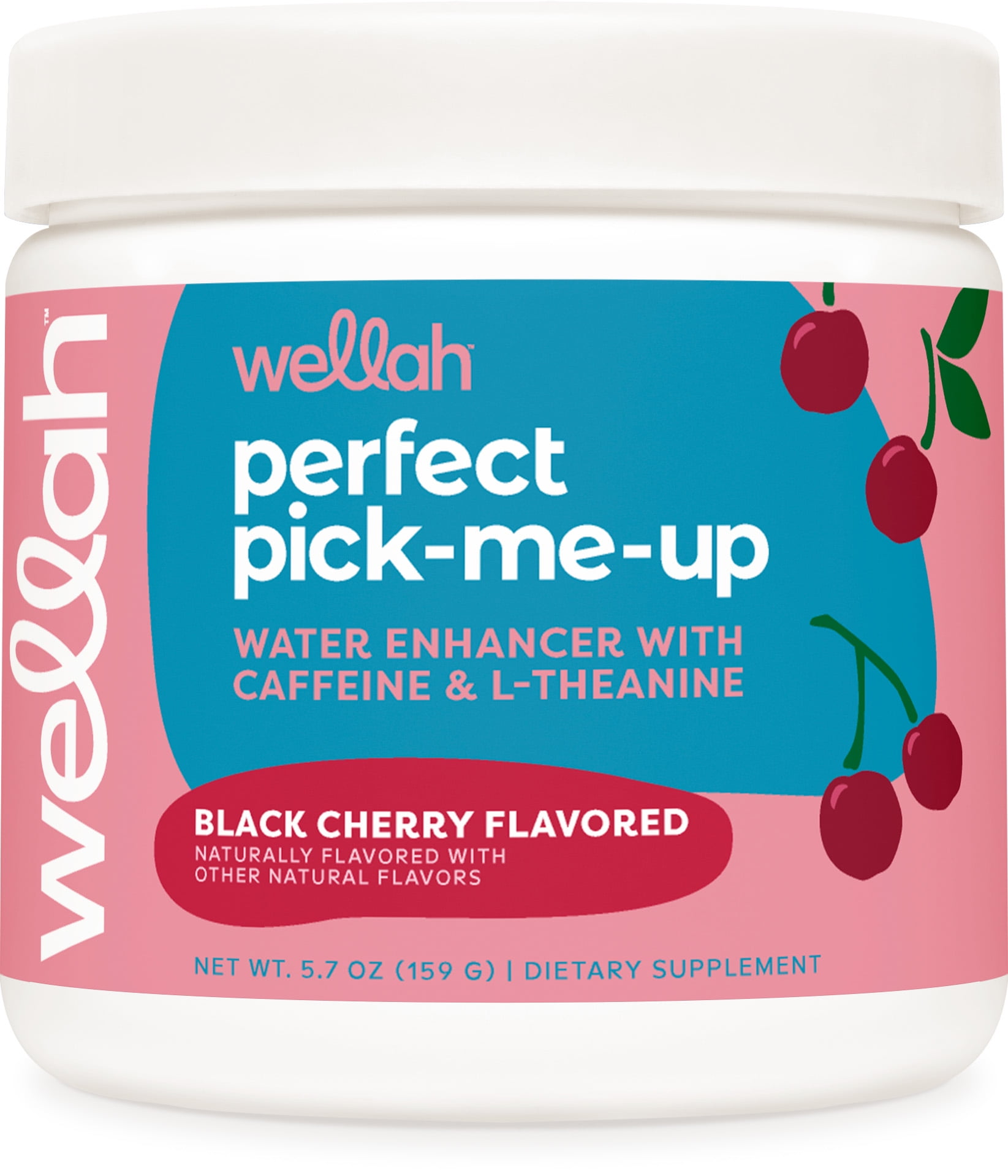 Wellah Perfect Pick-Me-Up (Black Cherry) 30 Servings - Energy Boost ...