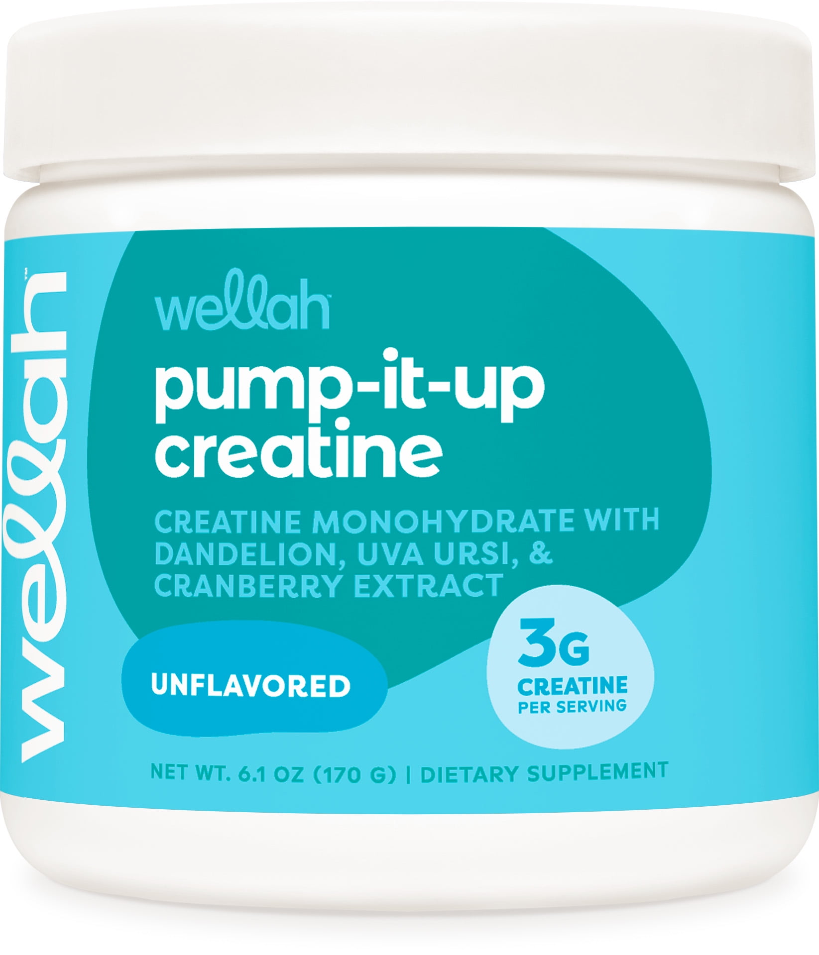 Wellah Pump-It-Up Creatine (50 Servings, Unflavored) - Creatine ...