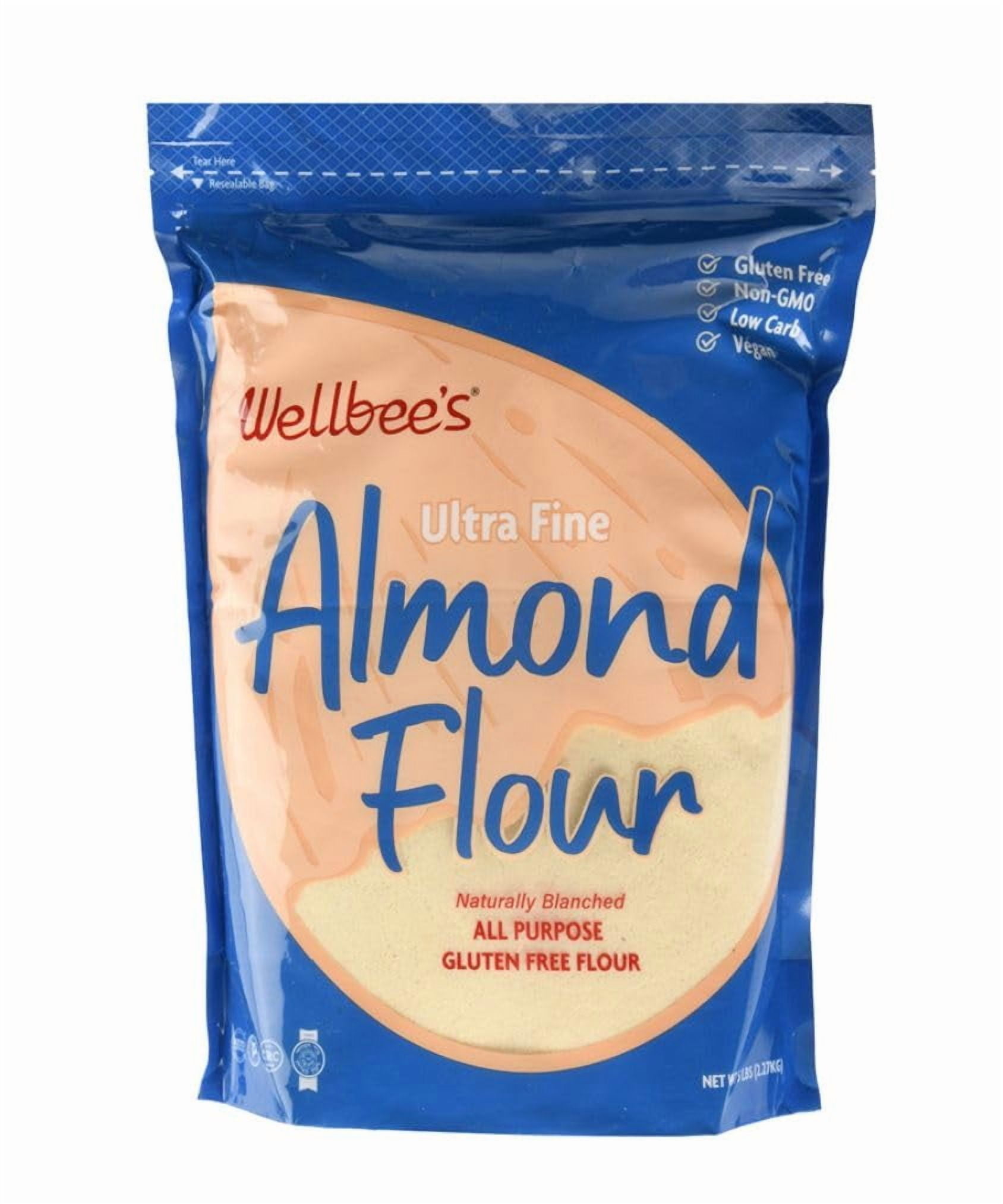 Wellbee's Almond Flour, Extra BDF32 Fine, Gluten Free, Blanched, Low ...