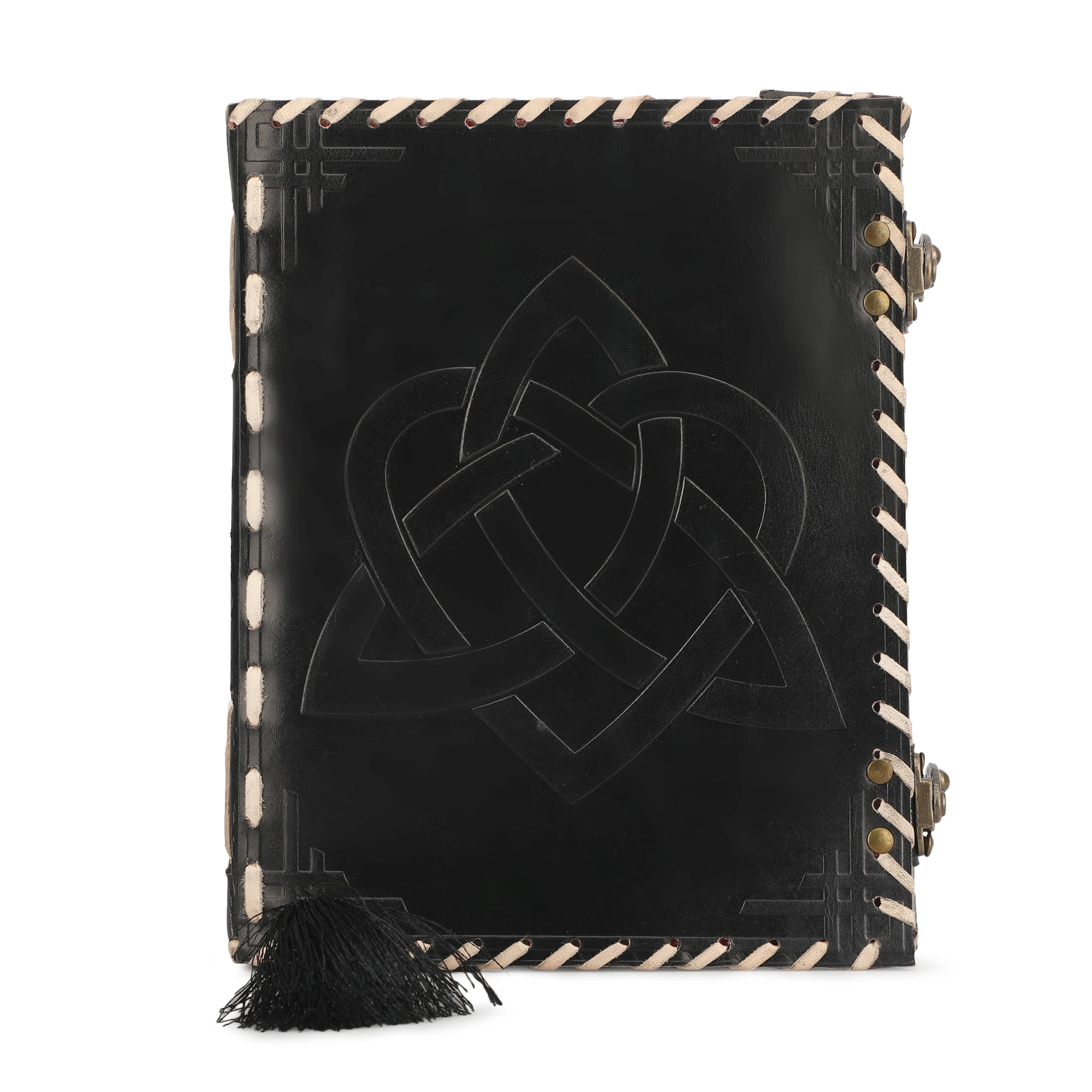 Wellbourne Celtic Knot Personalized Leather Notebook A5 Brown Hardbound ...