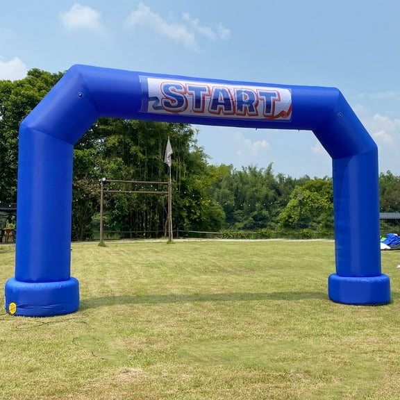 Wellcomer 21Ft Inflatable Event Arch, Gable archway with built-in ...