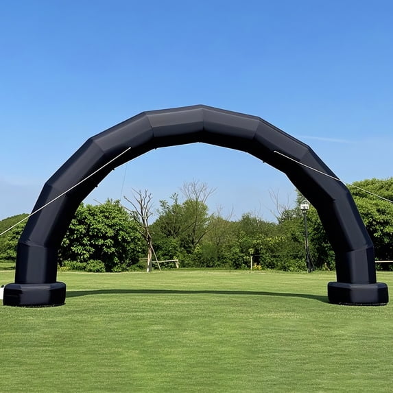 Wellcomer 21Ft Inflatable Event Arch, Half Circle Archway with Built-in ...