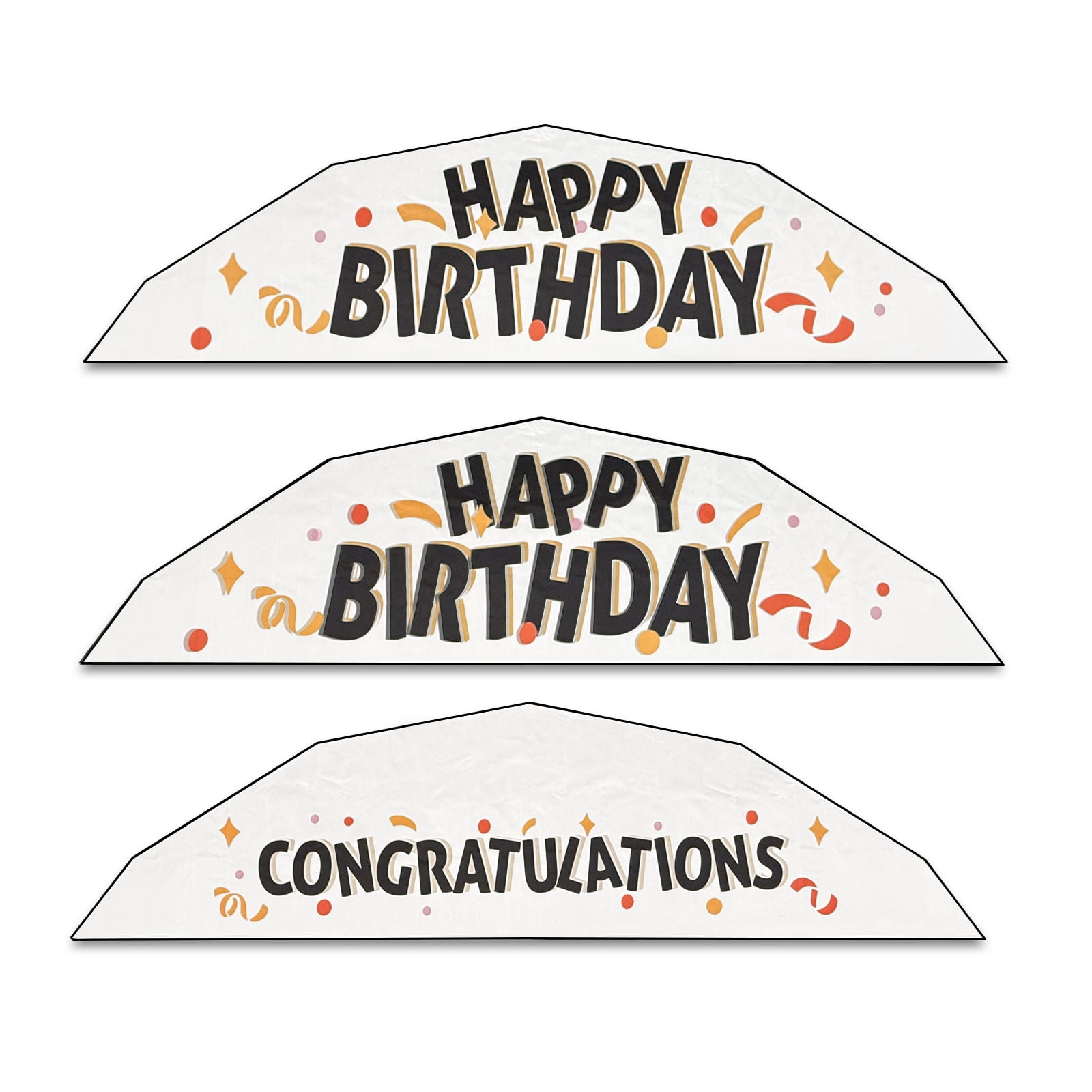 Wellcomer Optional Hanging Banners for Half-Circle Arches - Happy ...