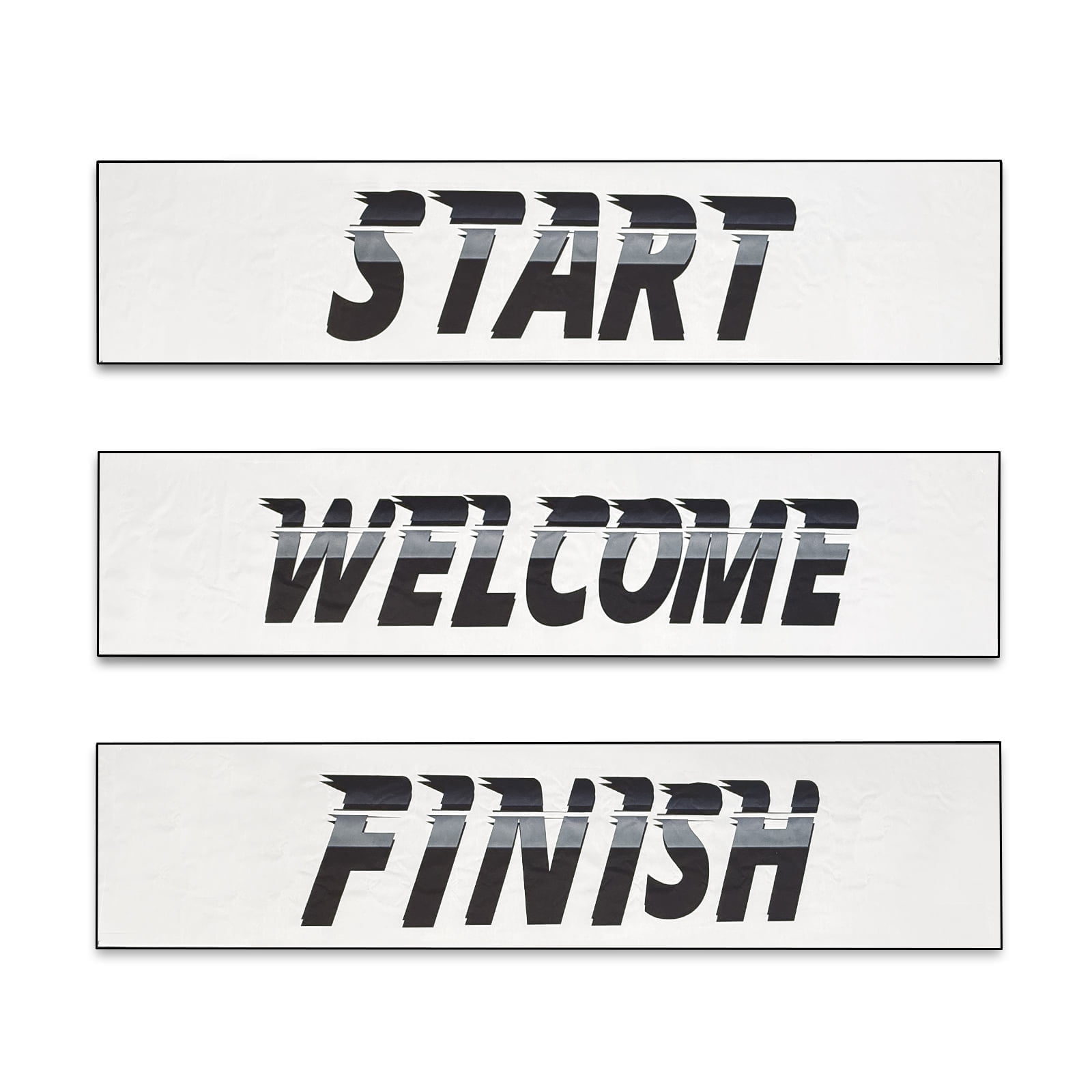 Wellcomer Optional Hanging Banners for Square Arches - Start, Finish ...