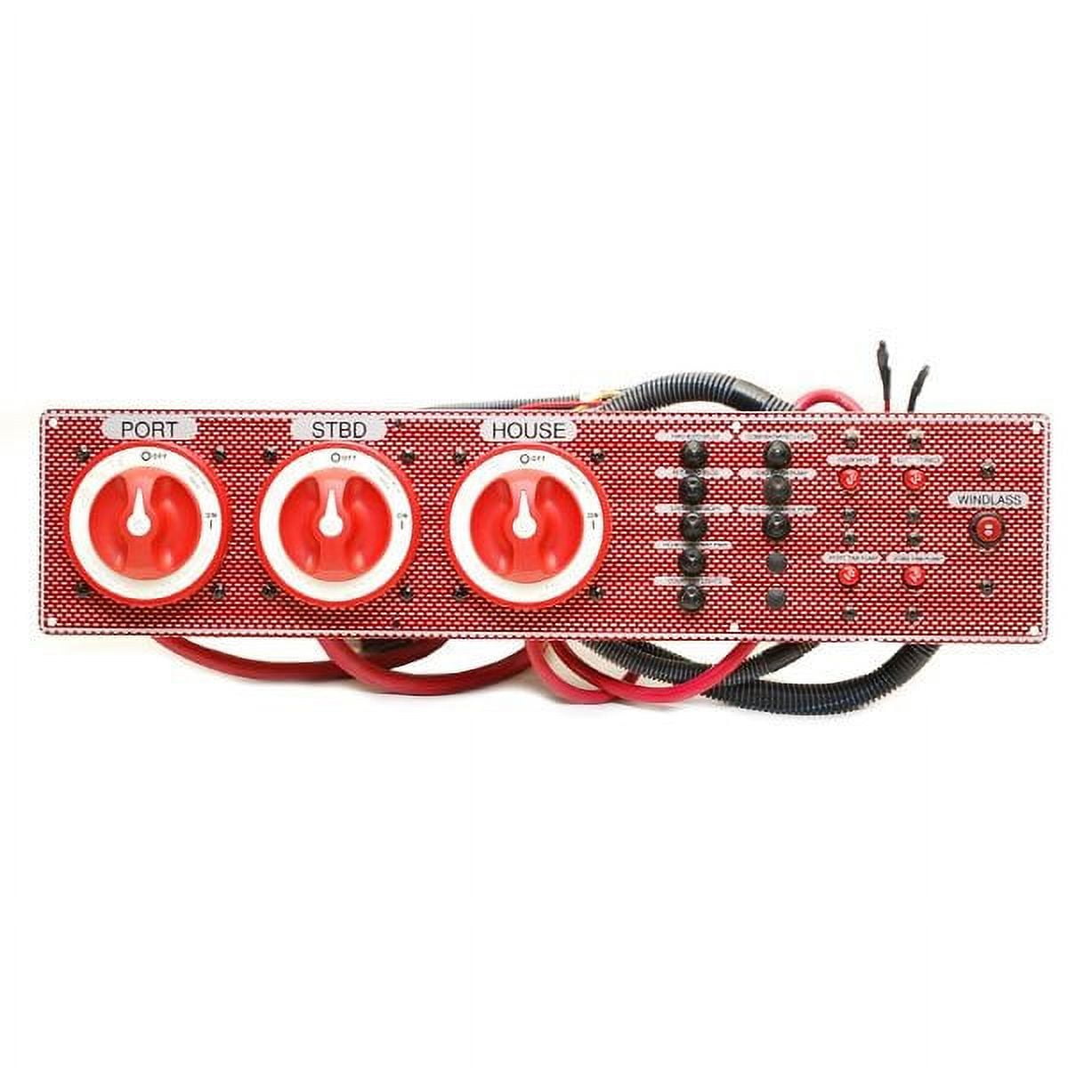 Wellcraft Boat Battery Switch Panel | BEP Breaker 22 x 5 Inch Red ...