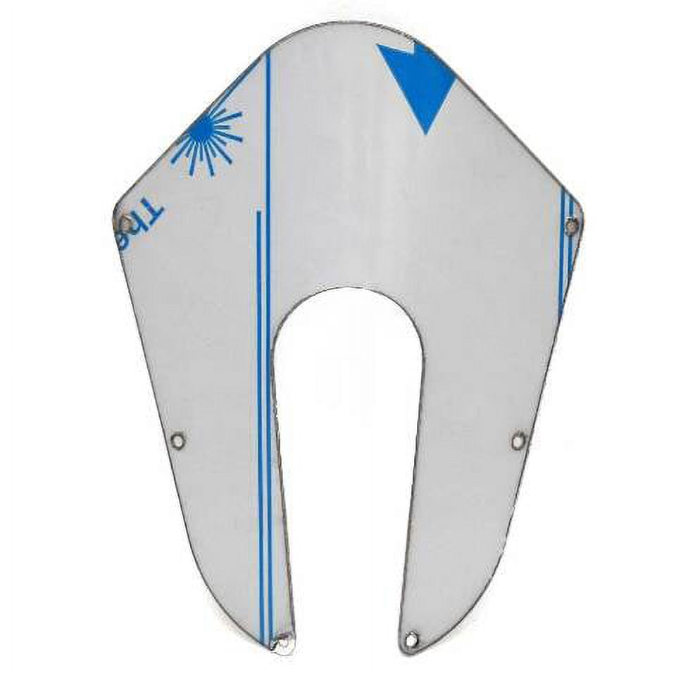 Wellcraft Boat Bow Scuff Plate 4W-44 | Stainless Steel 9 7/8 x 7 1/2 ...