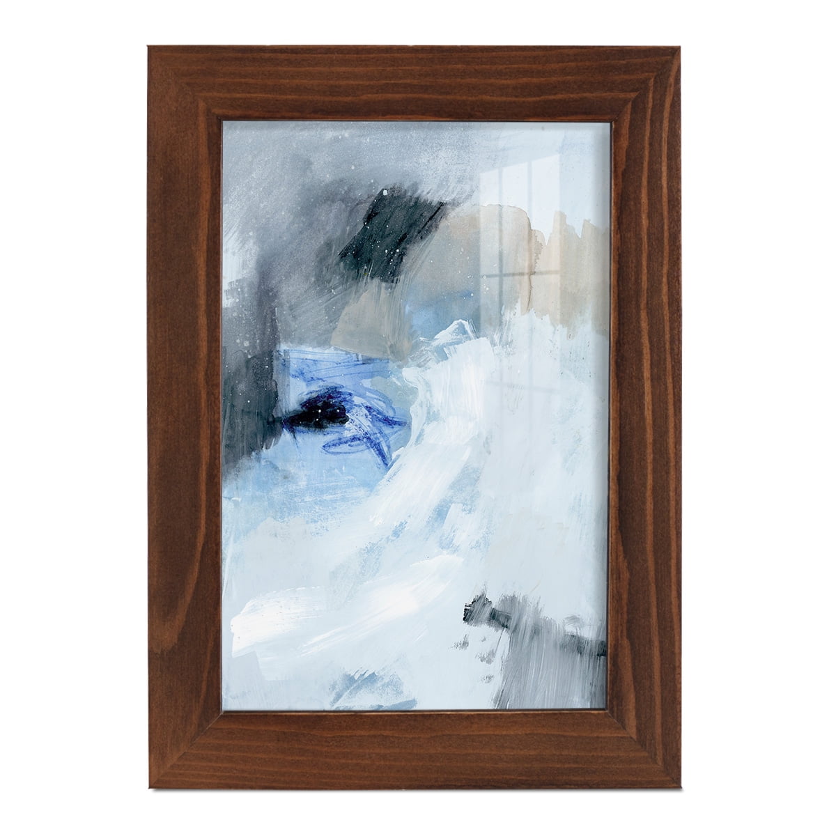 Welle I - Framed Print w/glass - Chestnut - Walmart.com