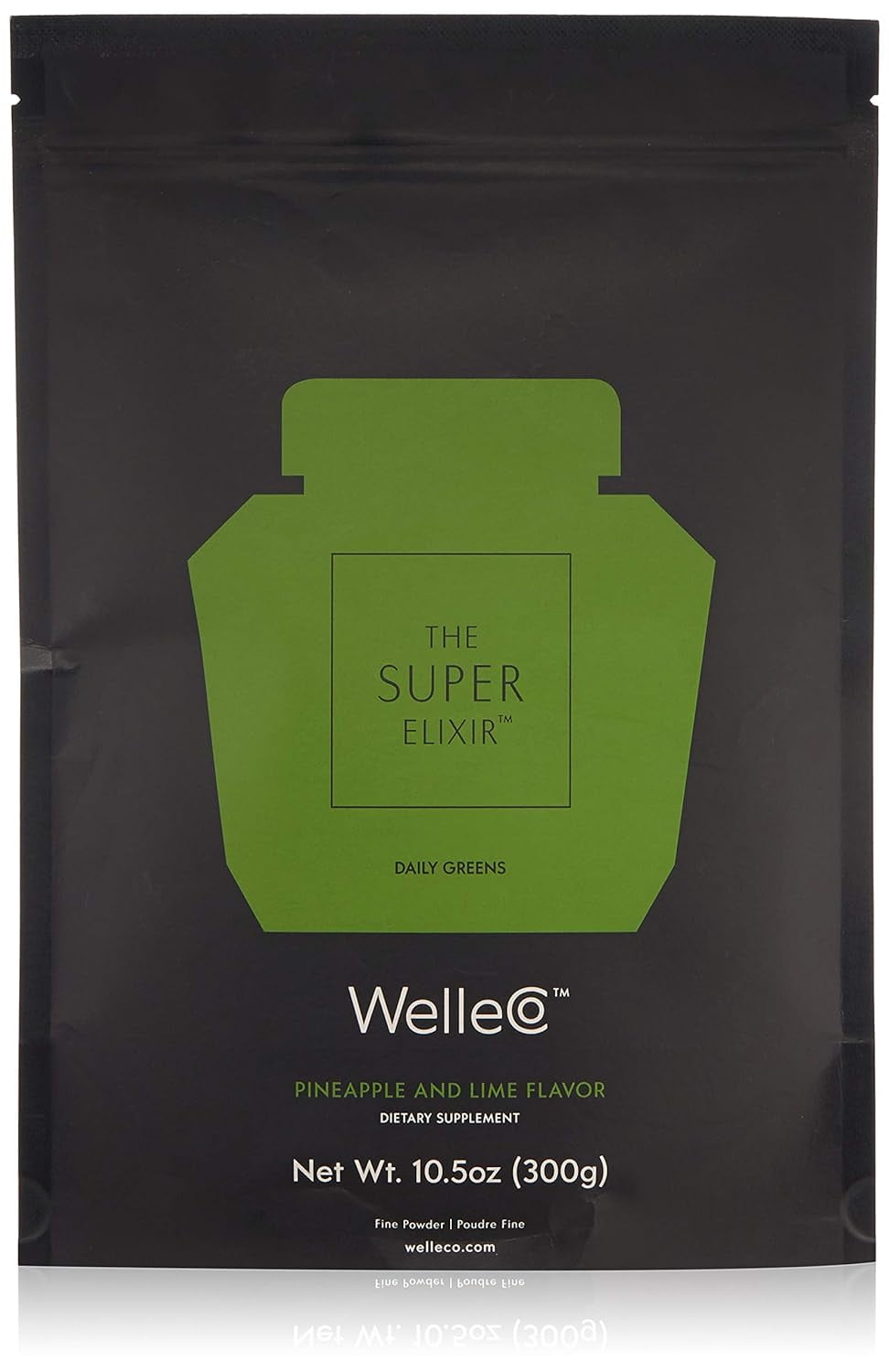WelleCo Super Elixir Greens Dietary Supplement Refill, Pineapple and ...