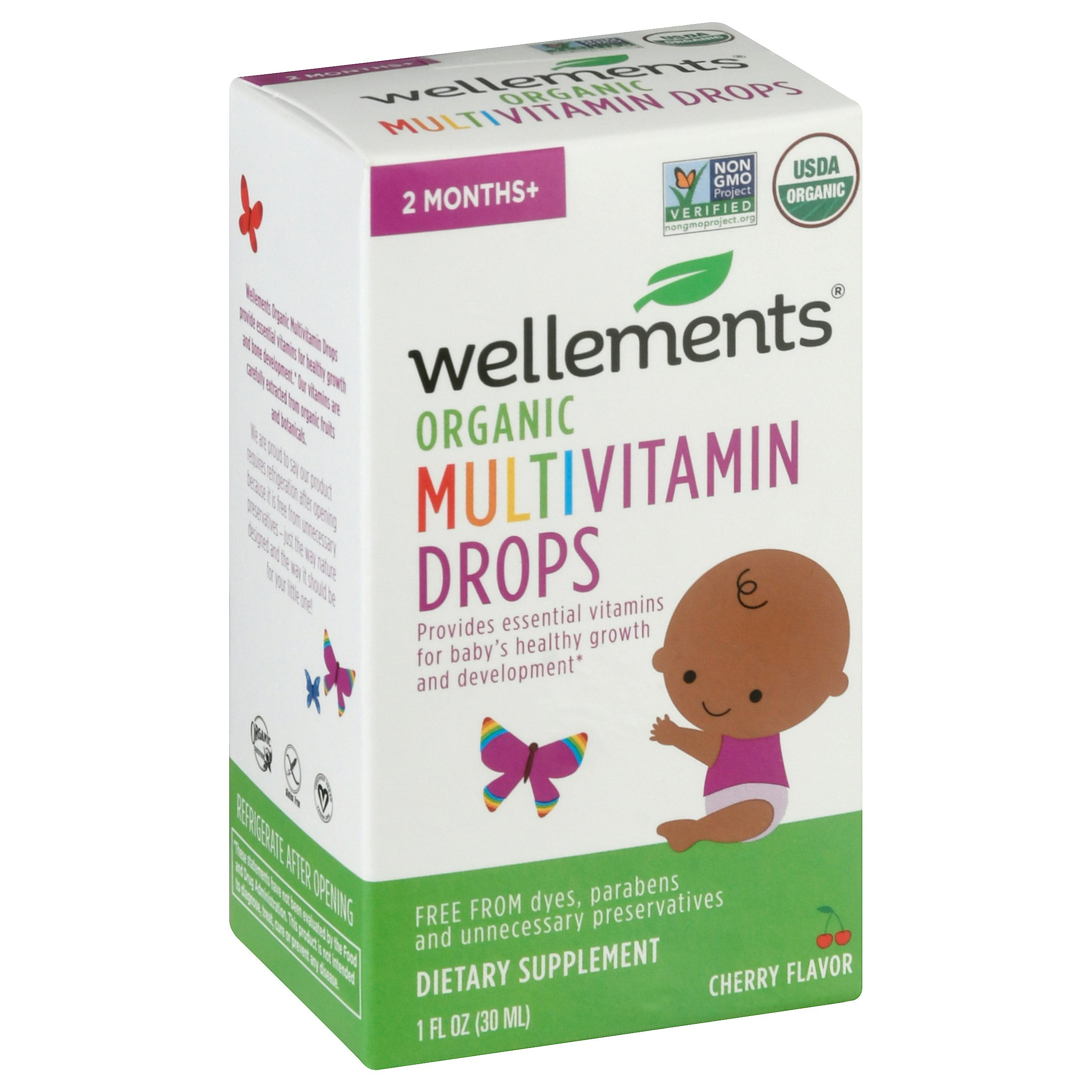 Wellements Baby Multivitamin Drops 1 fl oz (Pack Of 3) - Walmart.com