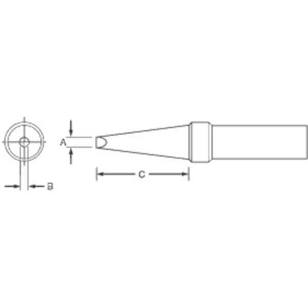 weller tip,single flat,1/16" (1 each) etaa - Walmart Business Supplies