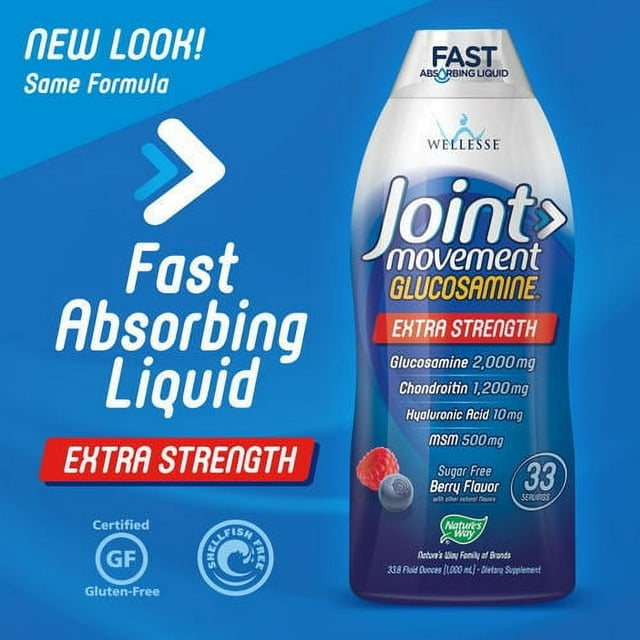 Wellesse Joint Movement Glucosamine Liquid with Chondroitin and MSM ...